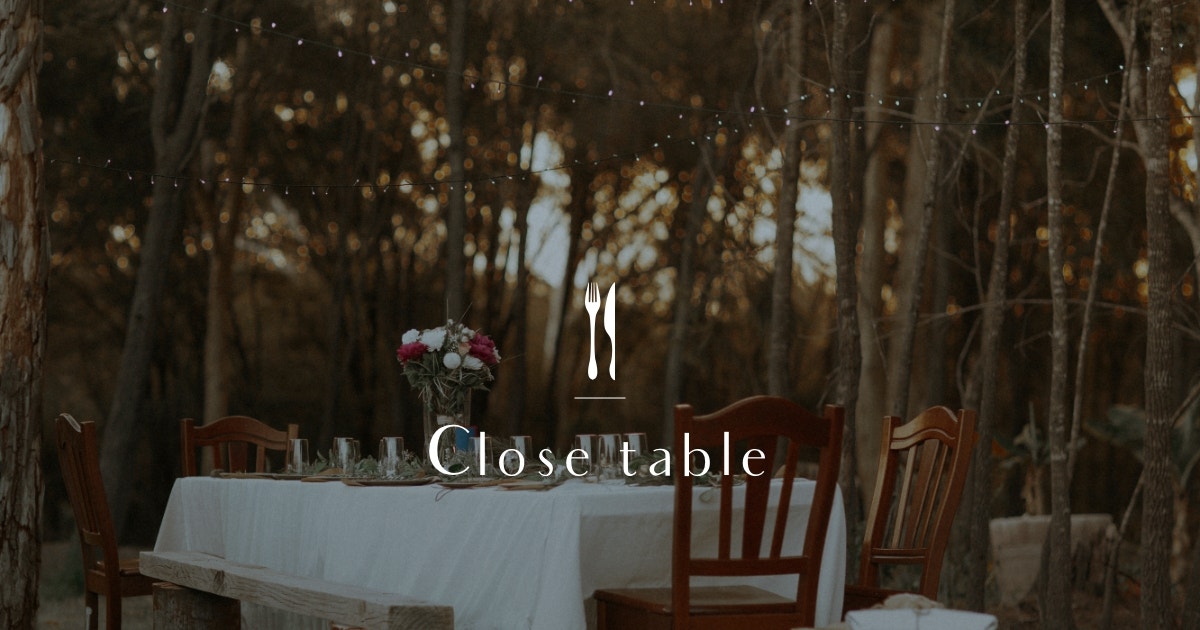 Close table